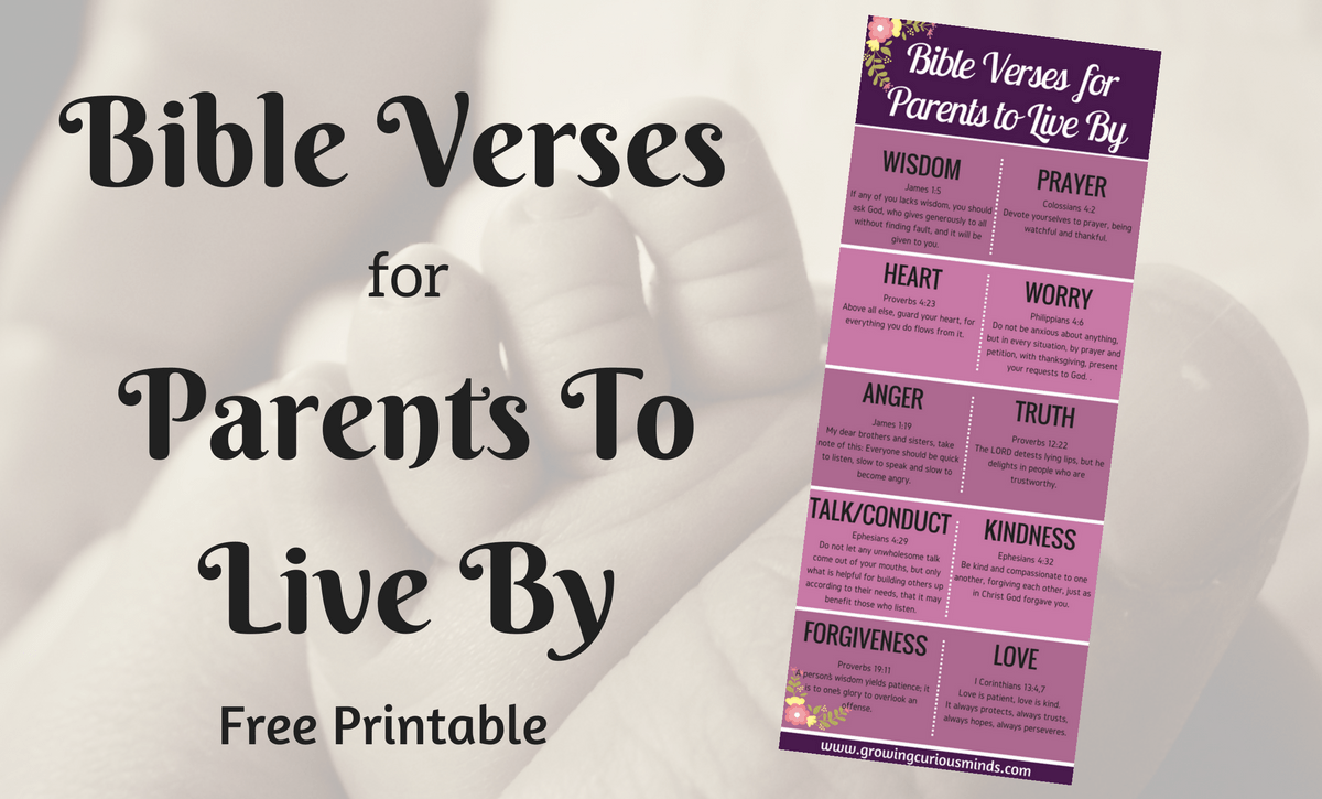 Bible Verses For Parents To Live By The Parent s Summit Encourage